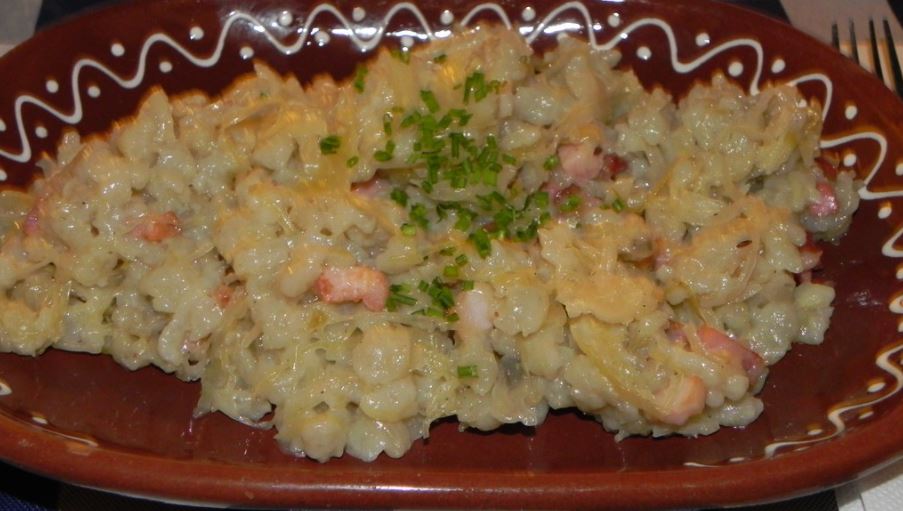 Fotogaléria - Cuketové halušky s kyslou kapustou